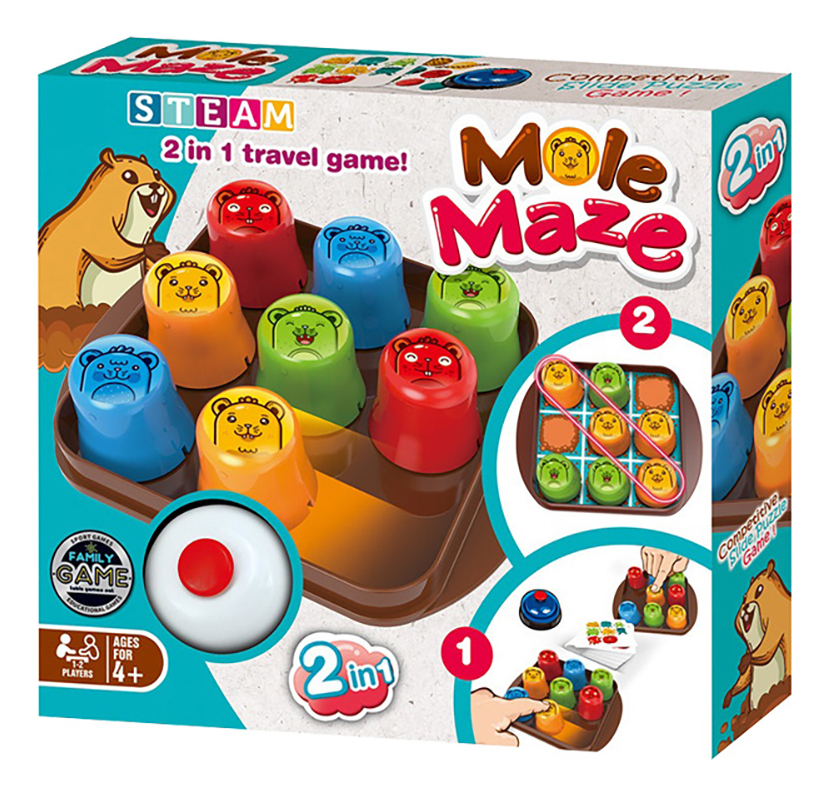Juego Mole Maze 2 En 1 De Reacción Rápida Y Memoria Infantil ...