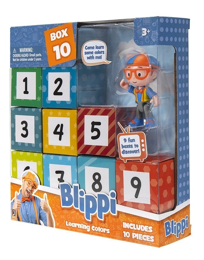 Blippi Boxes Suprise Colores Coleccionable Figura Orig Wabro ...