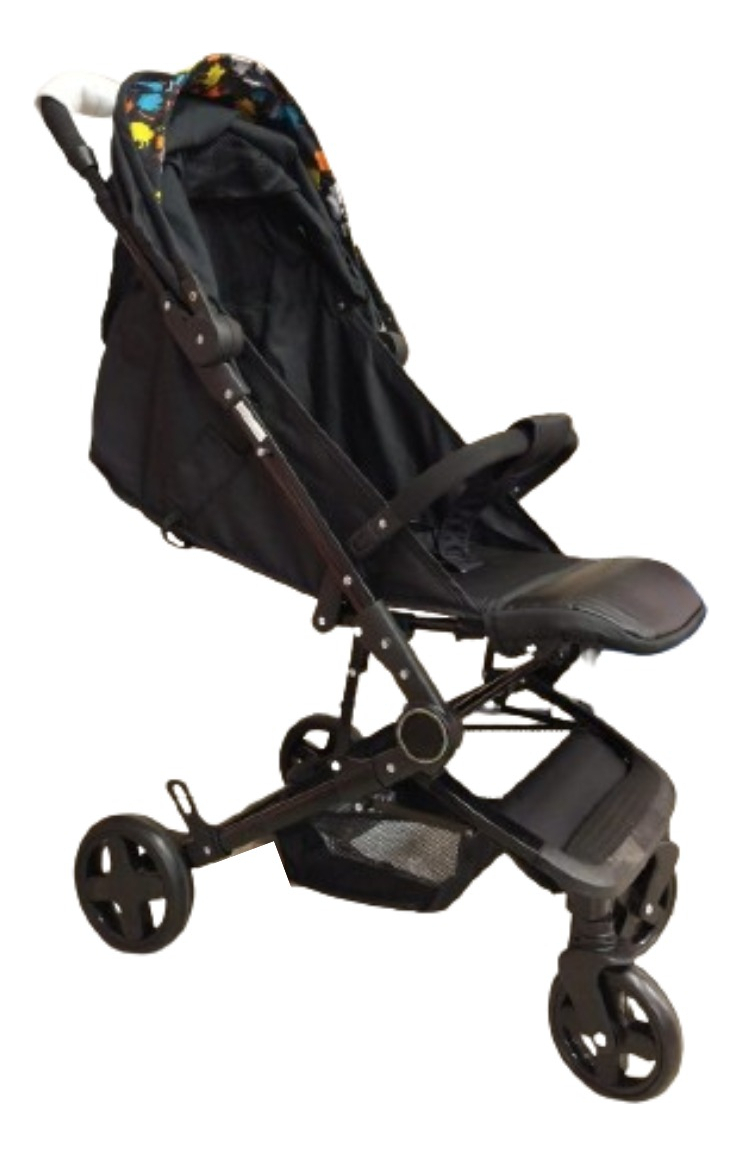 Cochecito De Bebé Ryder De Lujo Piedi Negro | Jugueterias Carrousel
