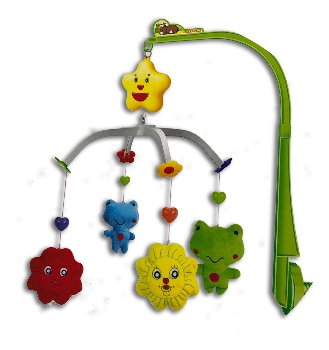 Movil Cunero Musical Bebe Peluches Ajustable Cuna Practicuna ...