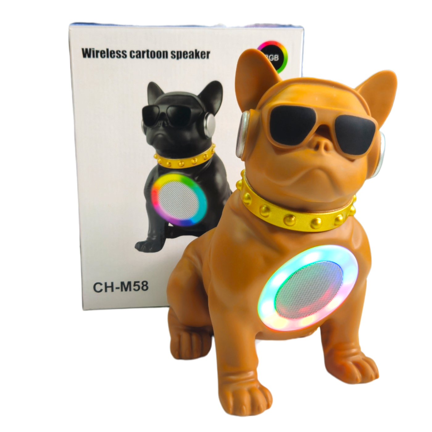PARLANTE BLUETOOTH PERRO BULLDOG | Cover Tec