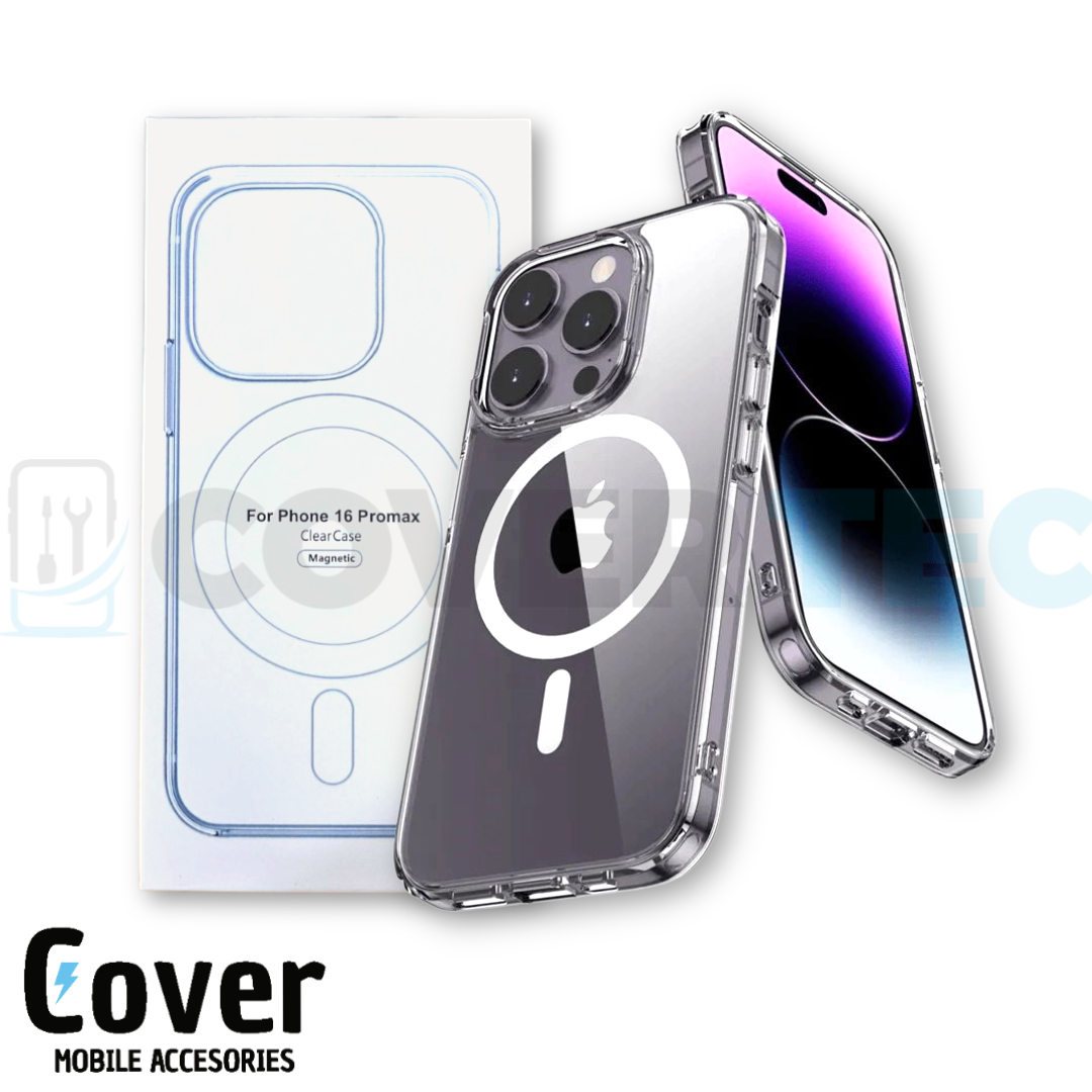 FUNDA COVER TRANSPARENTE CLEAR CON MAGSAFE - IPH 16 | Cover Tec