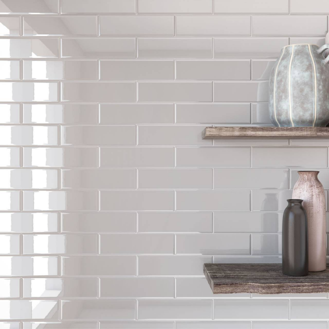 Decortiles Cerámica Color Mind Inox 7X25 Brillante | Elephant