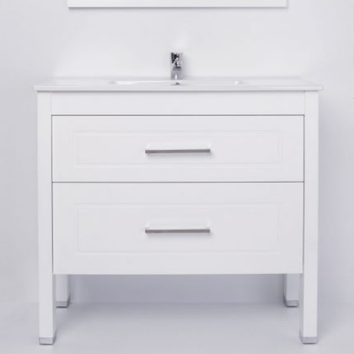 Vanitory Campi Jazz Blanco 90cm Mueble + Mesada 1 Agujero | Elephant