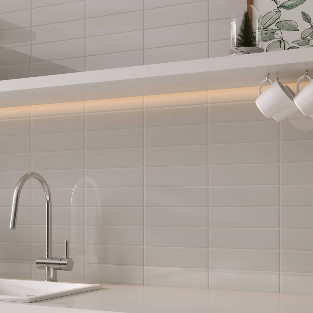 Decortiles Cerámica Color Mind Brut 7X25 Brillante | Elephant