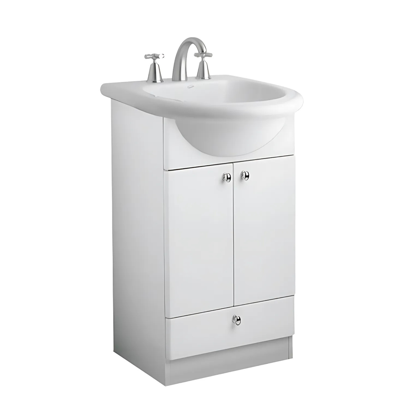 Mueble vanitory Ferrum 50 cm avigon sin mesada AVI-MB-006-BL | Foschia