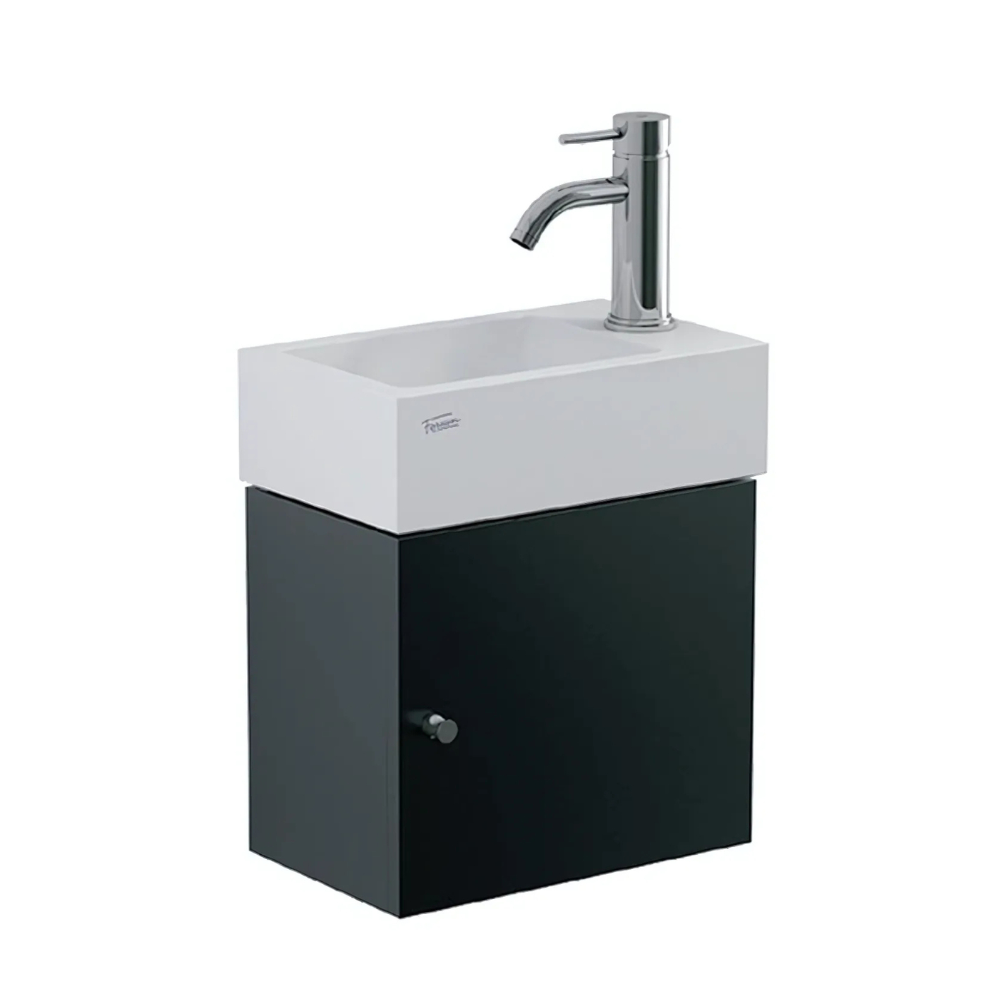 Mueble vanitory Ferrum armonica toilette negro ARM-MB-008-NE | Foschia