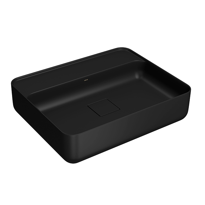 Bacha Deca Slim rectangular 1 aguj negro mate L.13050.M.94 | Foschia
