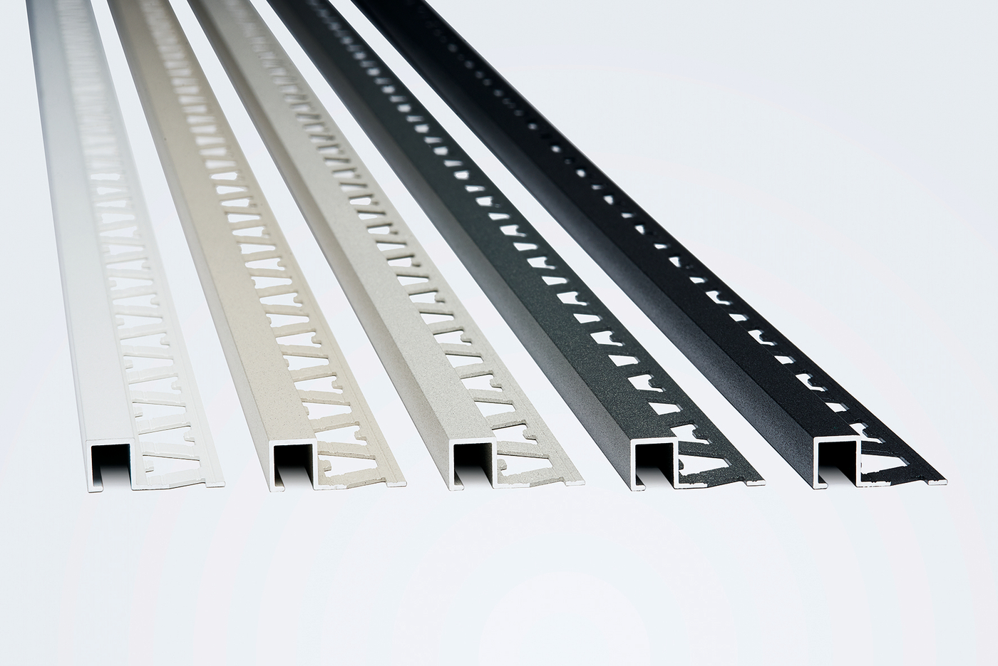 Guardacanto Atrim Quadra Anodizado arena stone 10x10mm 3428TXA | Foschia