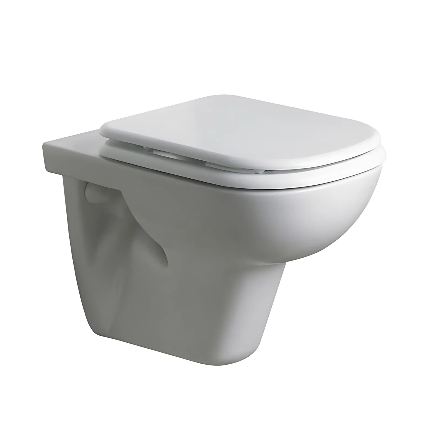 Inodoro Ferrum bari corto de colgar sin tapa blanco BAR-IN-017-BL | Foschia