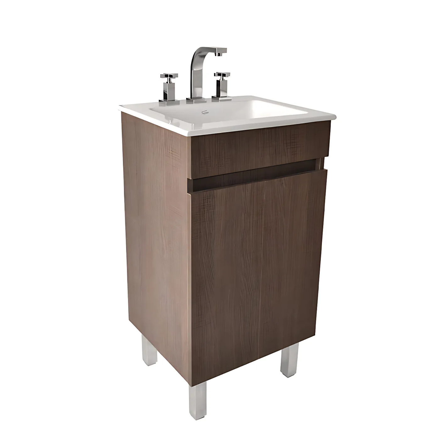 Mueble vanitory Ferrum 50 cm symi 2 puertas ARM-MB-004-WE | Foschia