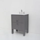 Vanitory Campi mueble sin mesada deck gris 62x48x84 DE60G | Foschia