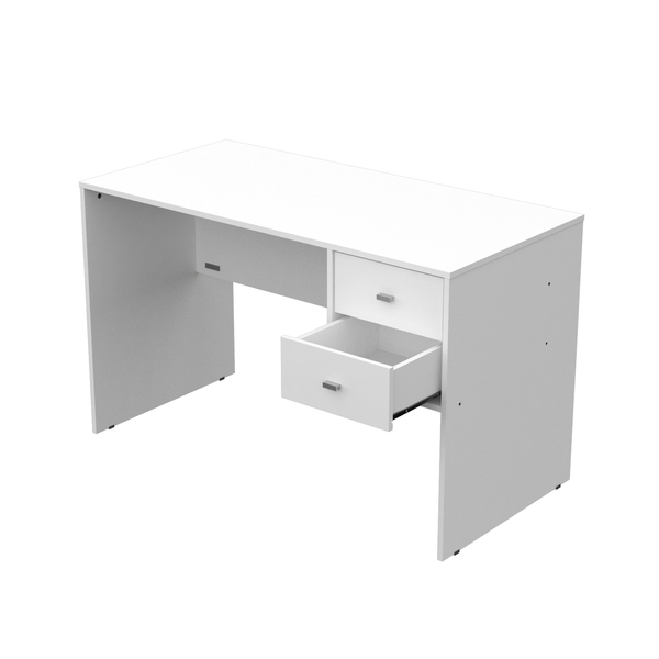 Escritorio Mesa PC Classic Mosconi 2 Caj Estudio Blanco | Garbarino