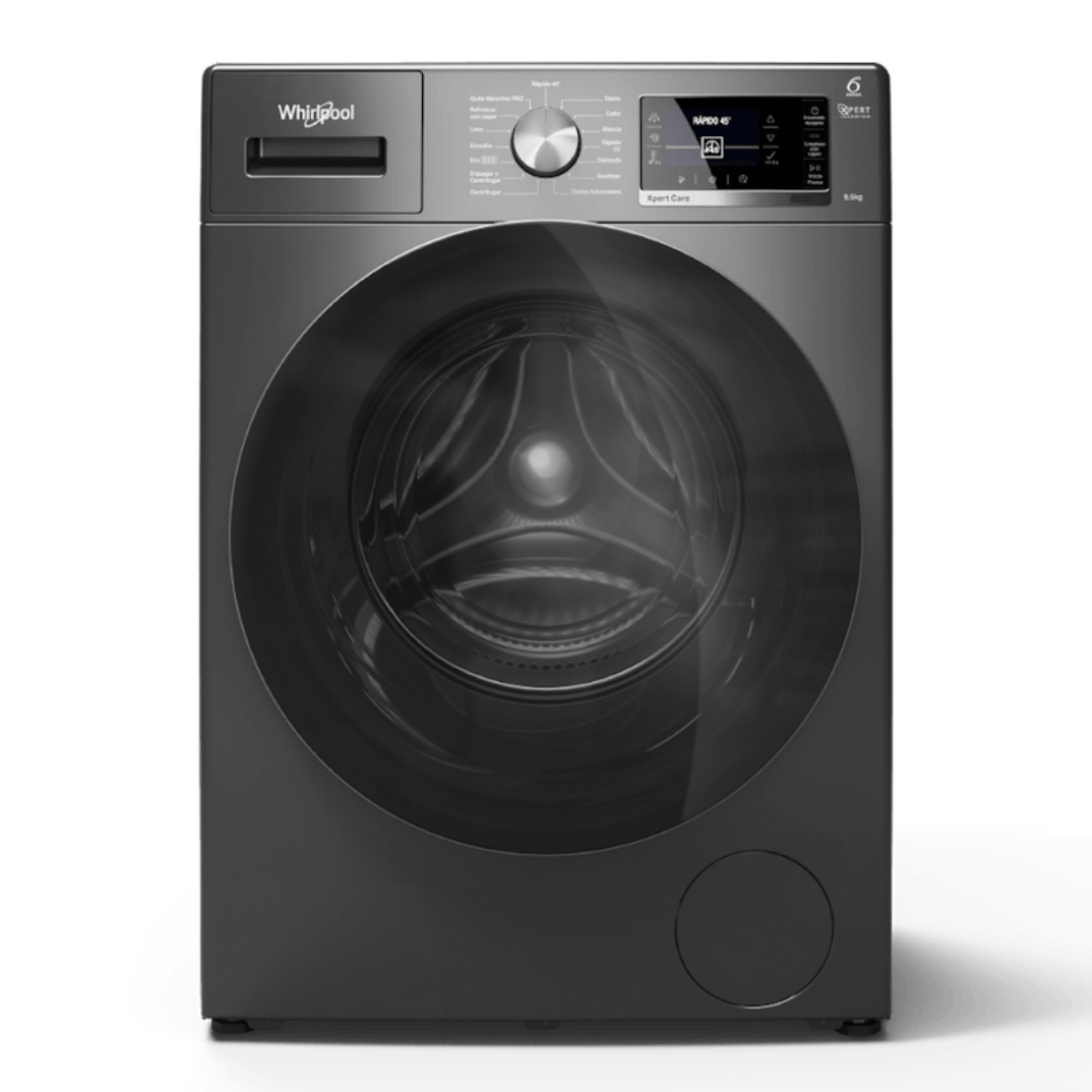 Lavarropas Whirlpool carga frontal inverter 9.5kg titanium wnq95as ...