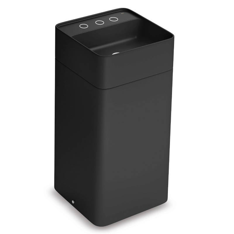 Bacha Deca de Piso LC 28.94 Negro mate | MAS.design
