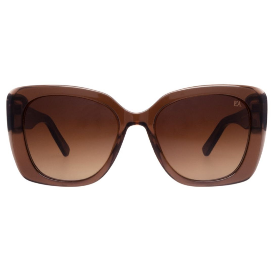 Anteojo de Sol Elizabeth Arden Alexia Marrón Brillo Degradé. | MC Optica