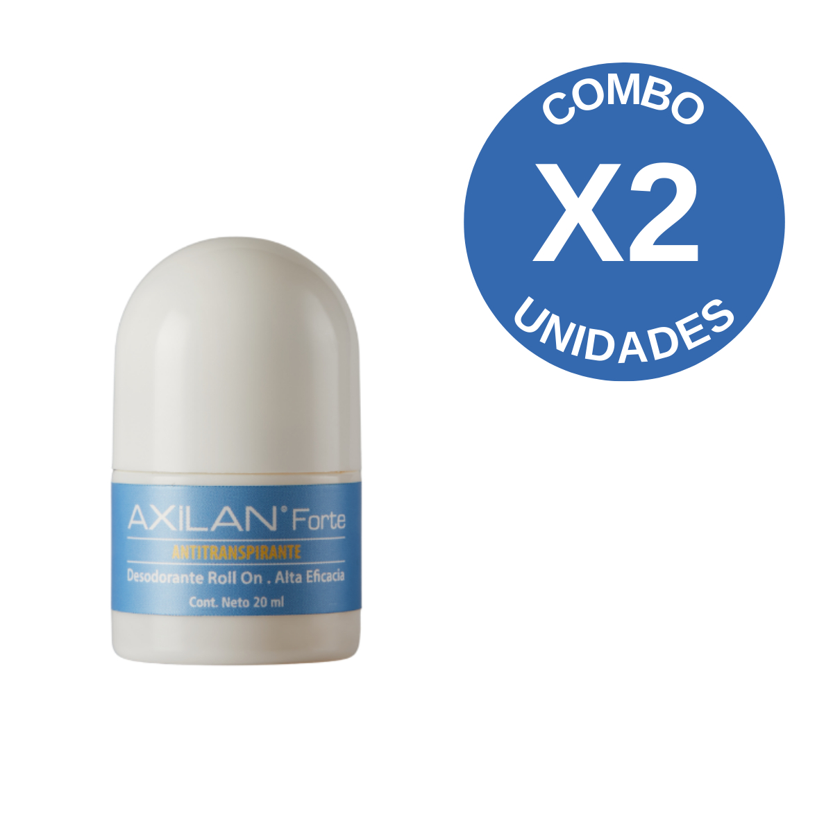 Combo X2 Axilan Forte roll-on 20ml | SelmaDigital