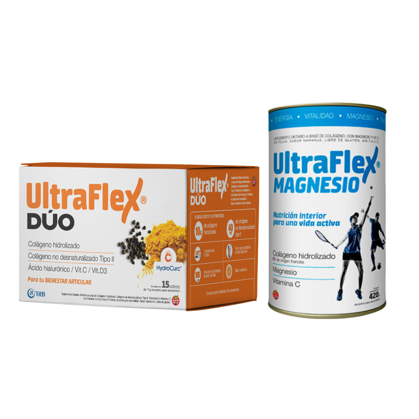 Combo Ultraflex Dúo 15 Sobres + Magnesio 420gr | SelmaDigital