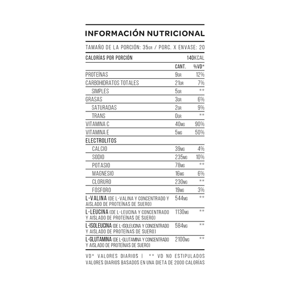 Hydroplus Recovery Sabor Frutos Rojos X700gr | SelmaDigital