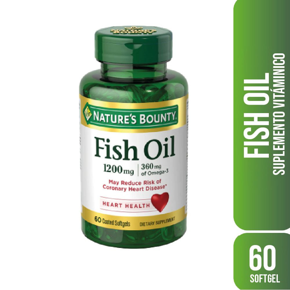Fish Oil x 1200 Mg x 60 Capsulas | SelmaDigital