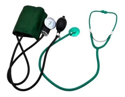 Kit Tensiómetro Aneroide Verde + Oxímetro De Pulso + Termómetro Digital ...