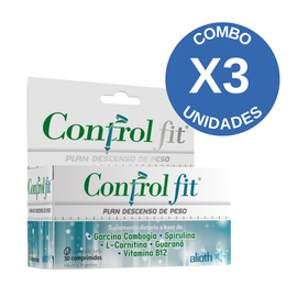 Control Fit Plan De Descenso x 30 Comprimidos | SelmaDigital