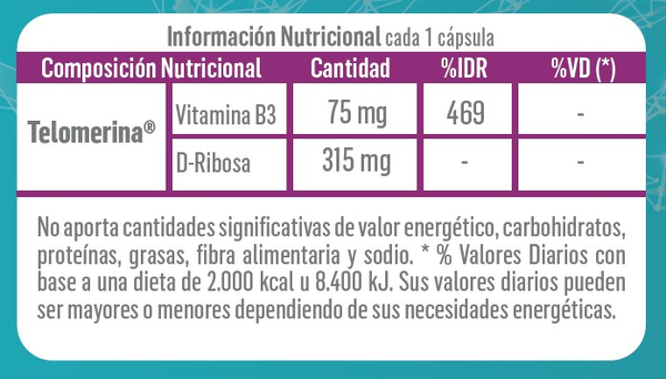 Nad+ Vit D x 30 Capsulas Longevidad Original | SelmaDigital