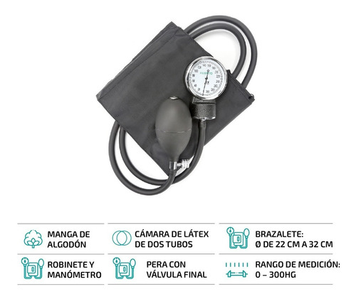 Set Enfermería Tensiómetro Aneroide Estetoscopio Tijeras Y Lazo ...