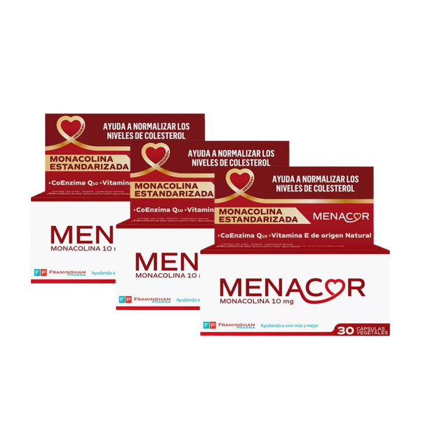 Combo X3 Menacor 30 Capsulas | SelmaDigital