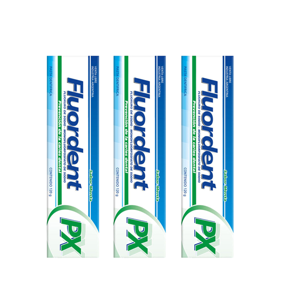 Combo X3 Fluordent Px Pasta Dental 120 Gr | SelmaDigital