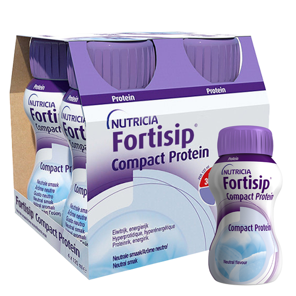 Combo X4 Fortisip Compact Nutrición Sabor Neutro 125Ml | SelmaDigital