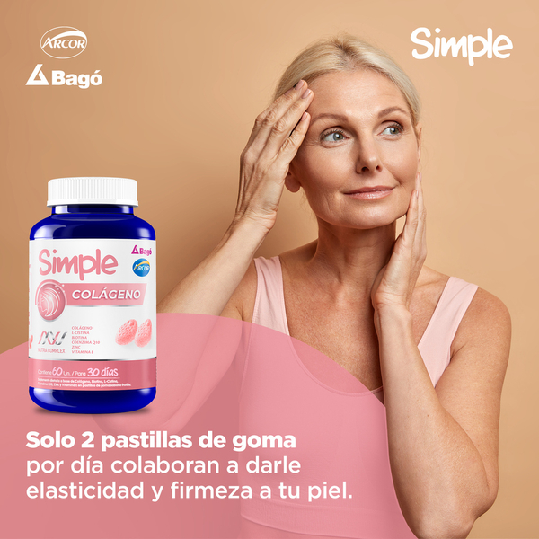 Simple Colageno X 60 Gomitas | SelmaDigital