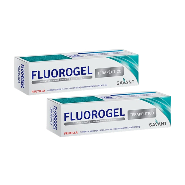 Combo X2 Gel Dental Terapéutico Sabor Frutilla 60gr | SelmaDigital