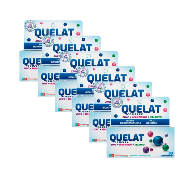 Combo X6 Quelat Complex 30 comprimidos | SelmaDigital