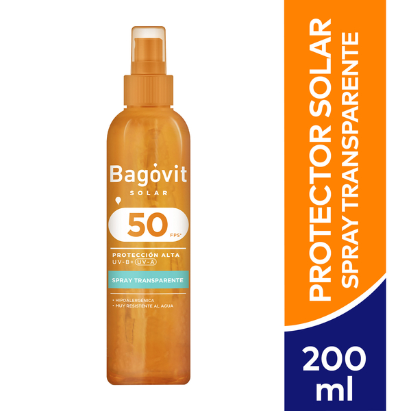 Protector Solar Transparente en Spray FPS 50 X 200 ml | SelmaDigital