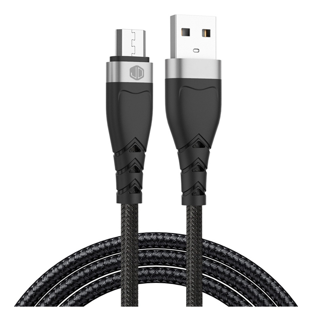 Cable de datos JD D-30 micro USB Negro | Tiendashopealo