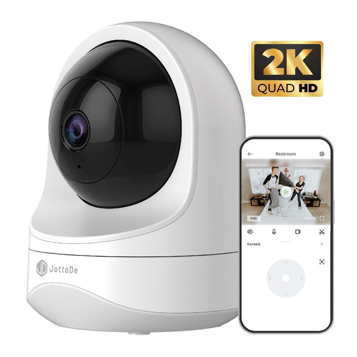 Cámara De Seguridad Monitor Wifi Domo 360° JD C651 | Tiendashopealo